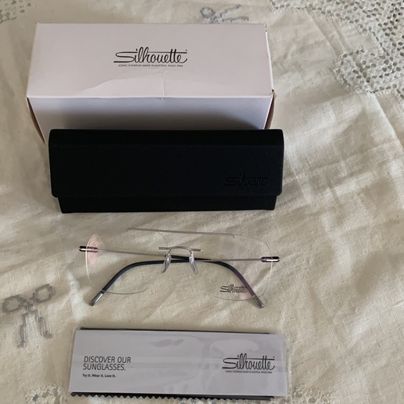 Silhouette | Accessories | New Silhouette Purist Mens Designer Glasses ...